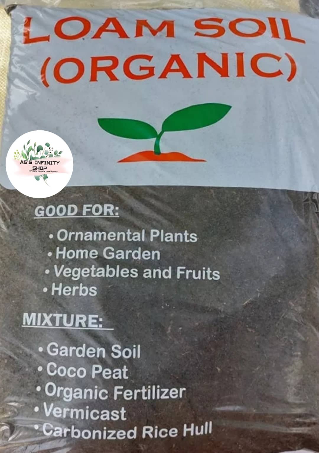 ORGANIC LOAM SOIL - complete with garden soil, coco peat, fertilizer ...