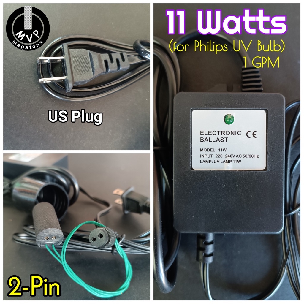 UV Water Filter Ballast for 4-Pin and for 2-Pin With LED Indicator UV ...