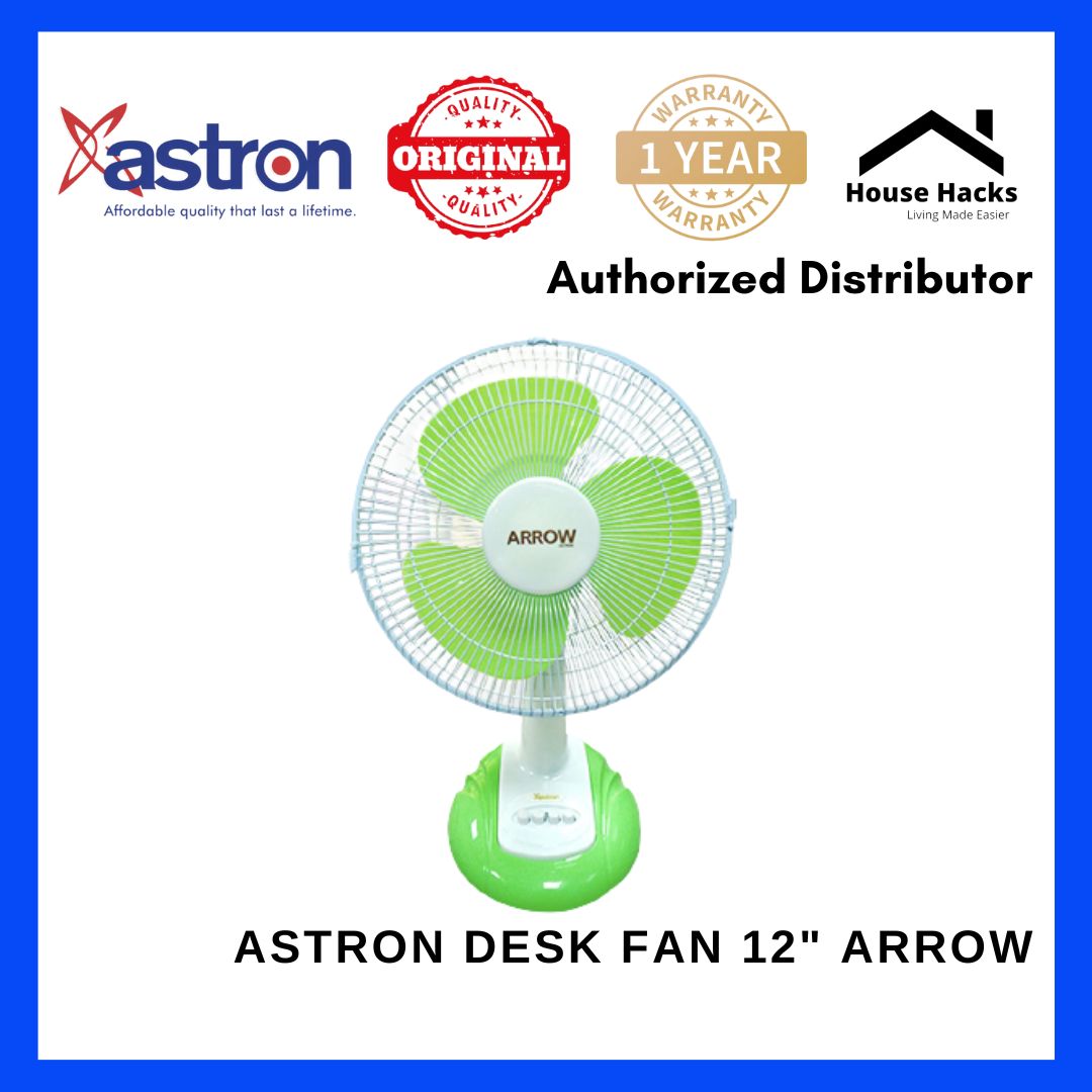 Astron Desk Fan 12" ARROW (House Hacks) | Lazada PH