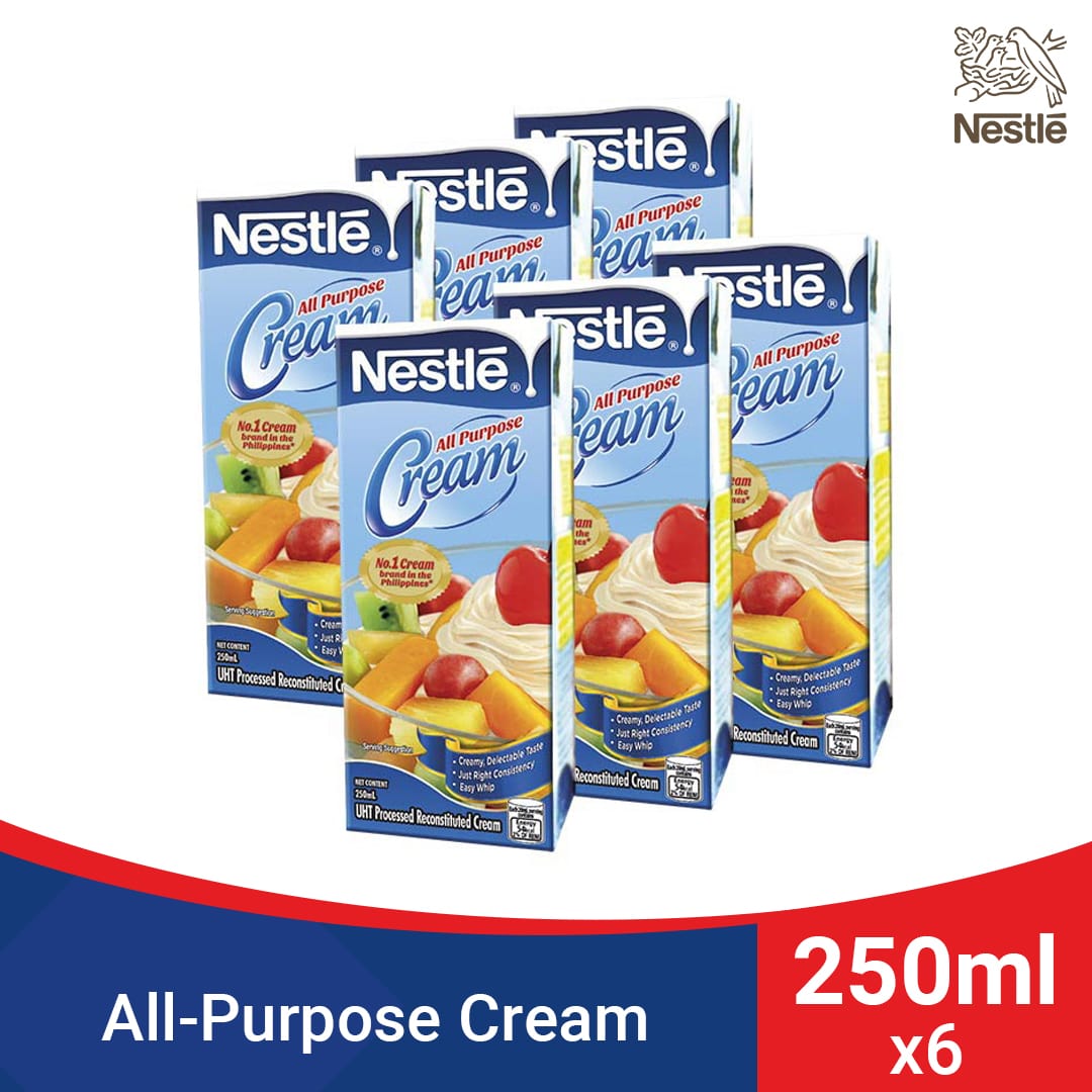 NESTLE All-Purpose Cream 250ml - Pack of 6 | Lazada PH