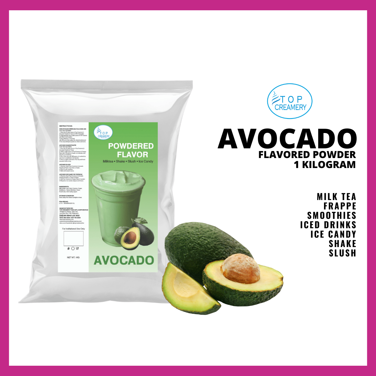 AVOCADO FLAVORED POWDER (1KG) | Lazada PH