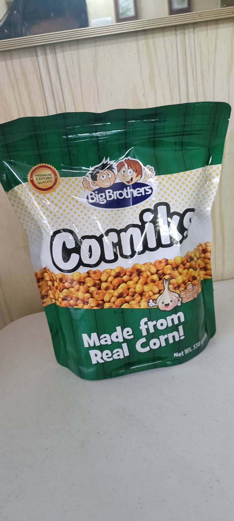 BIG BROTHERS CORNIKS WITH GARLIC CHIPS 550 GRAMS | Lazada PH