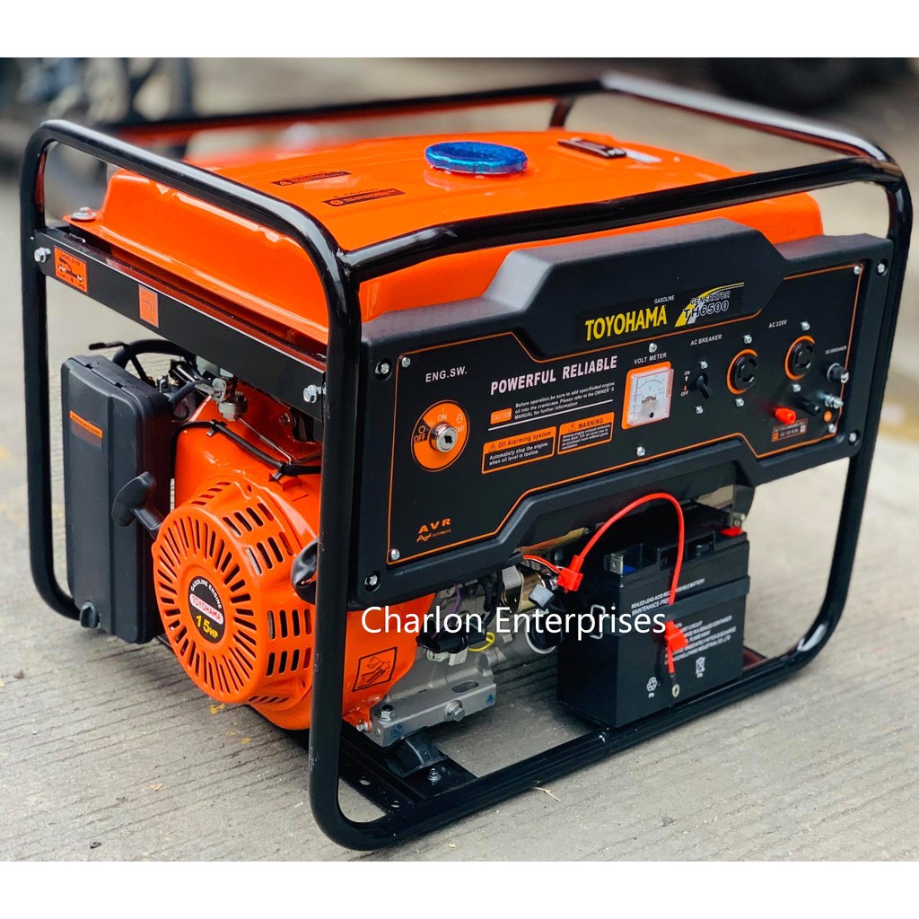 TH6500 TOYOHAMA GASOLINE GENERATOR ELECTRIC START 4 STROKE | Lazada PH