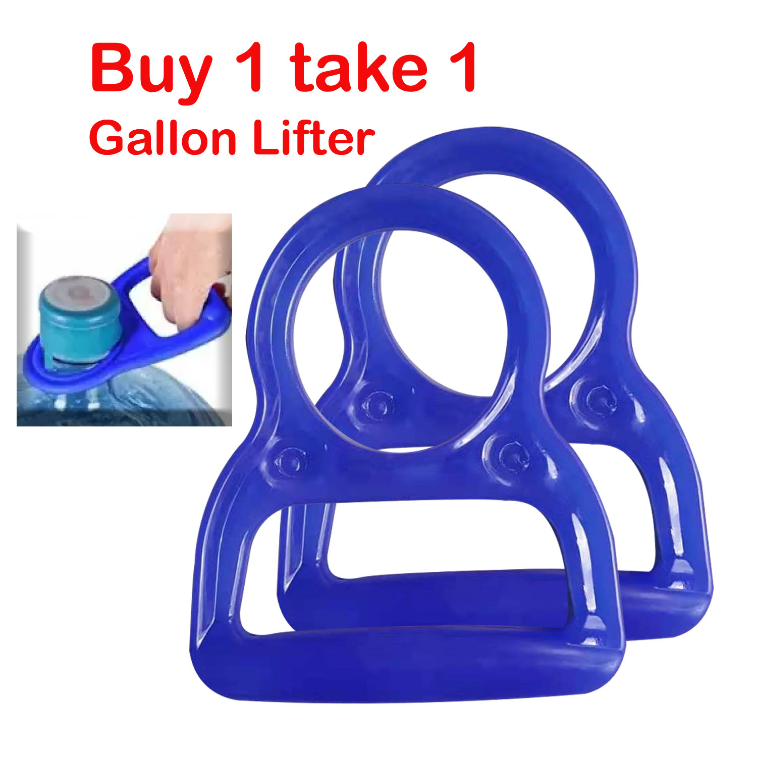 2pcs Water Gallon Lifter Holder Gal Carrier Lifting Gallon GJ-001 ...