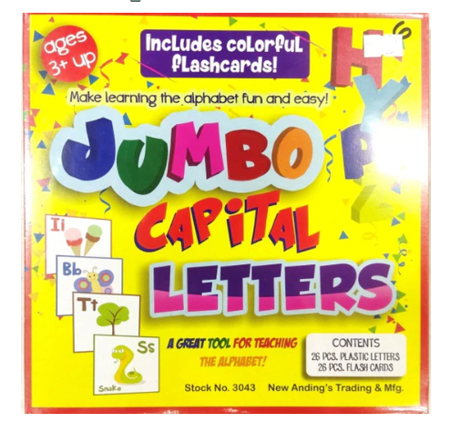 VKM Jumbo Capital Letter-Flashcards | Lazada PH
