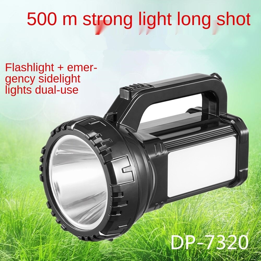 Lighting road Jiditech Rechargeable LED Search Light Flashlight side ...
