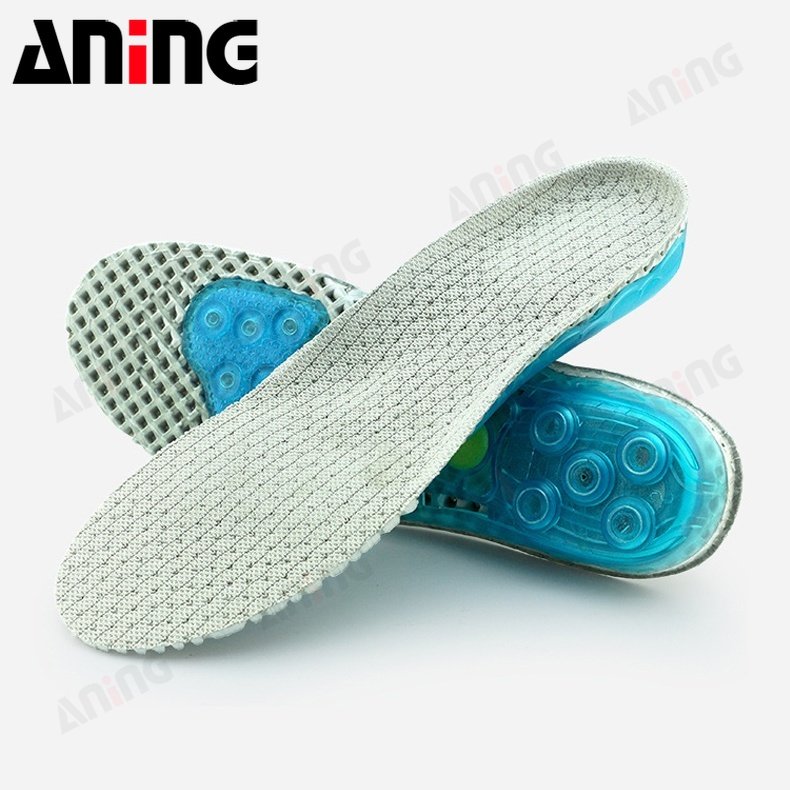 Spring silicone Gel shoe Insole orthotic arch support inserts ...