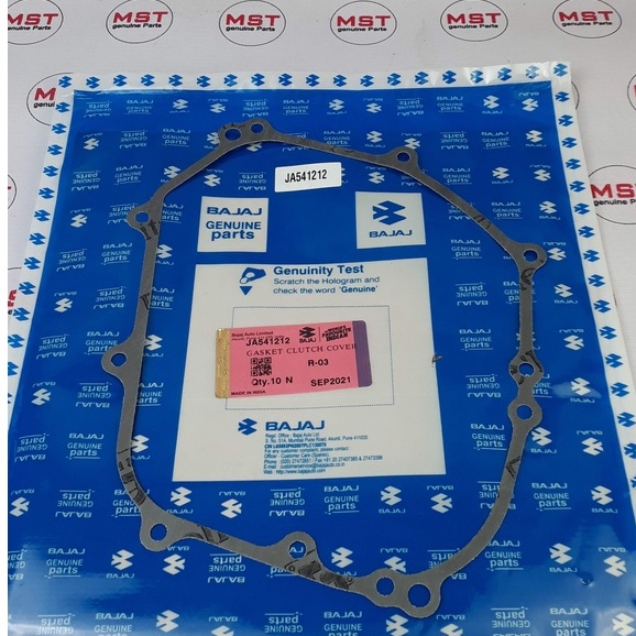 Gasket Clutch Rouser 135 / Ct150 Boxer Bajaj Genuine Parts JA541212 ...