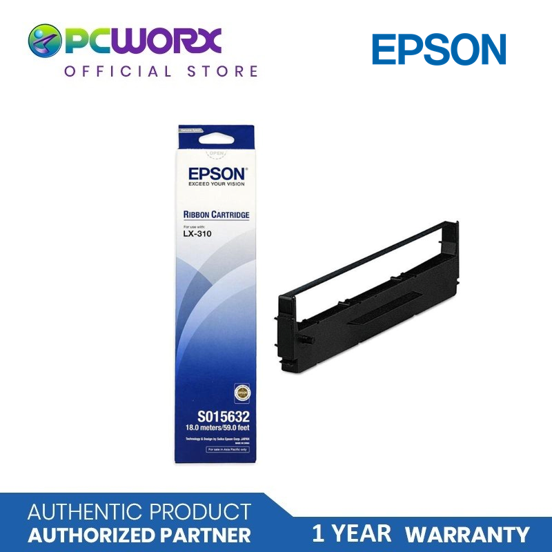 Epson S015632 Ribbon for LX310 | Epson Ribbon | Original Epson Ribbon ...