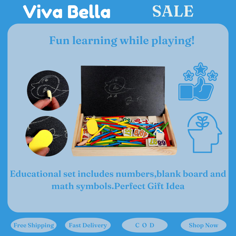 Viva Bella Early Learning Education, Mathematical Knowledge Wooden Toys ...