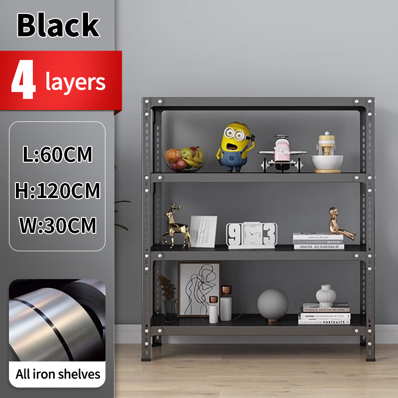 ETD Bearing 450KG Angle Steel Rack Shelves 3 Layers-5 Layers Storage ...