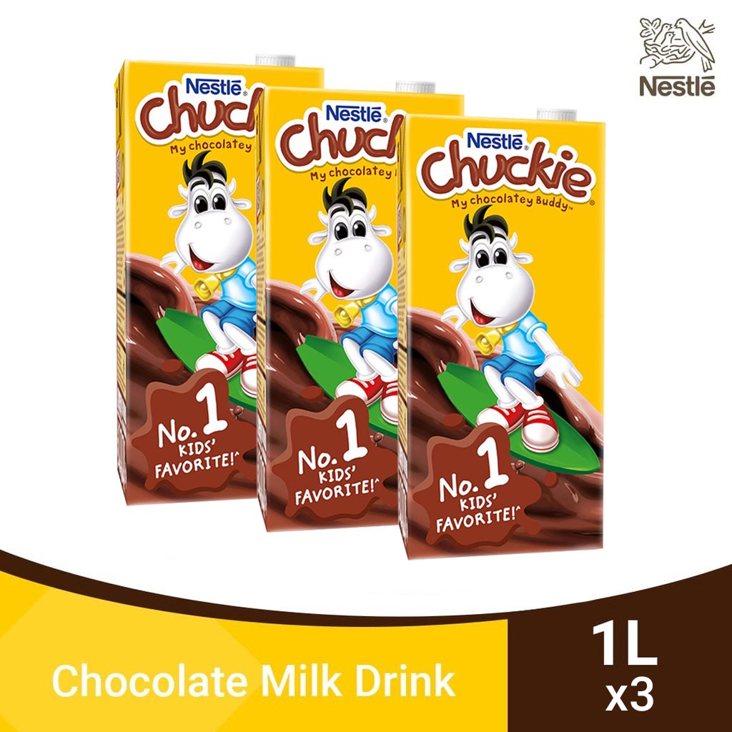 NESTLÉ CHUCKIE Chocolate Flavoured Milk 1L - Pack of 3 | Lazada PH