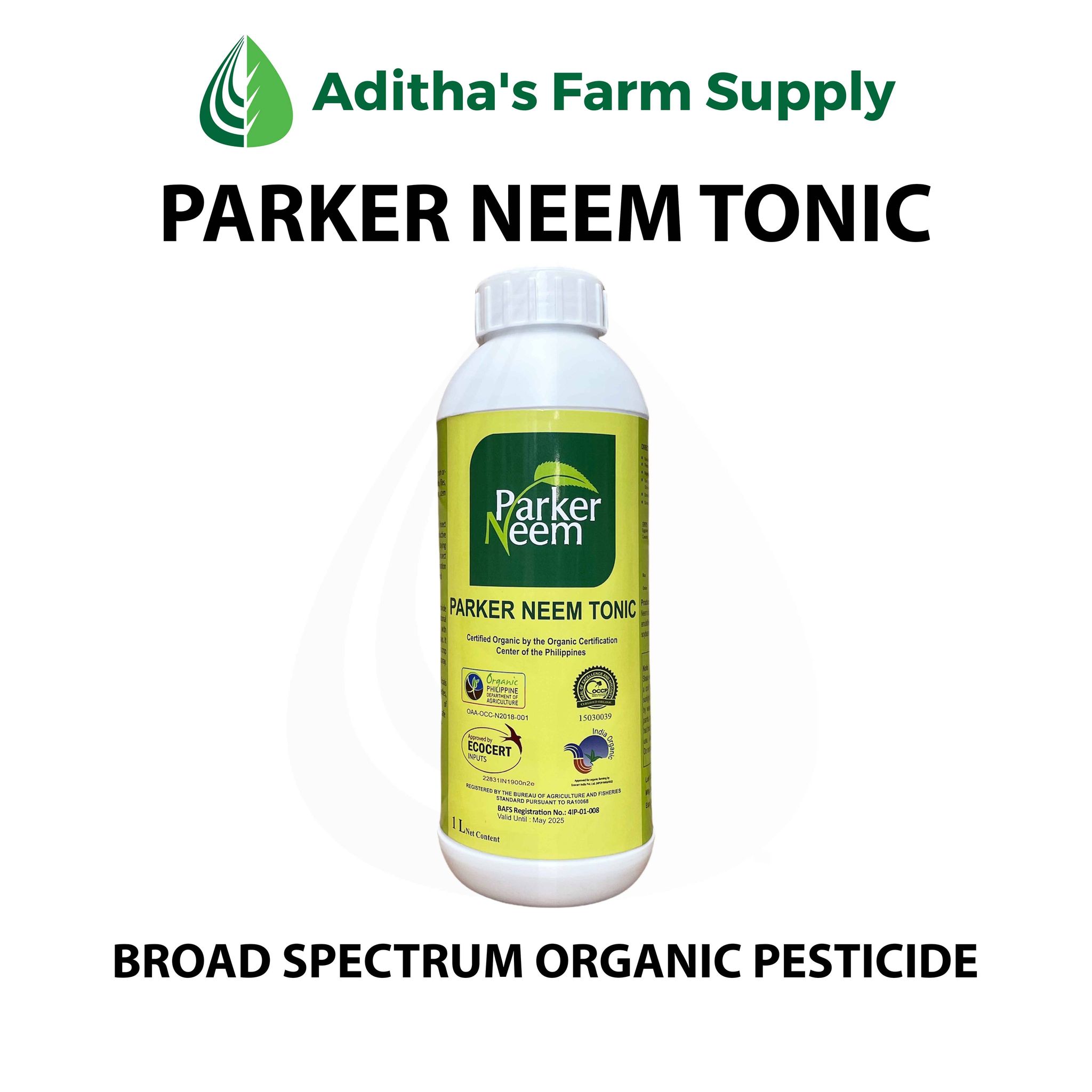 Parker Neem Tonic (Cold-Pressed Concentrated Neem Oil) 1 liter | Lazada PH