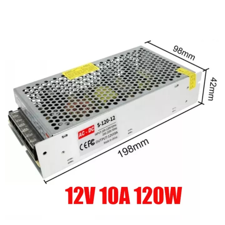 【Ready Stock】DC 12V Switching Power Supply 30A 360W LED Security ...