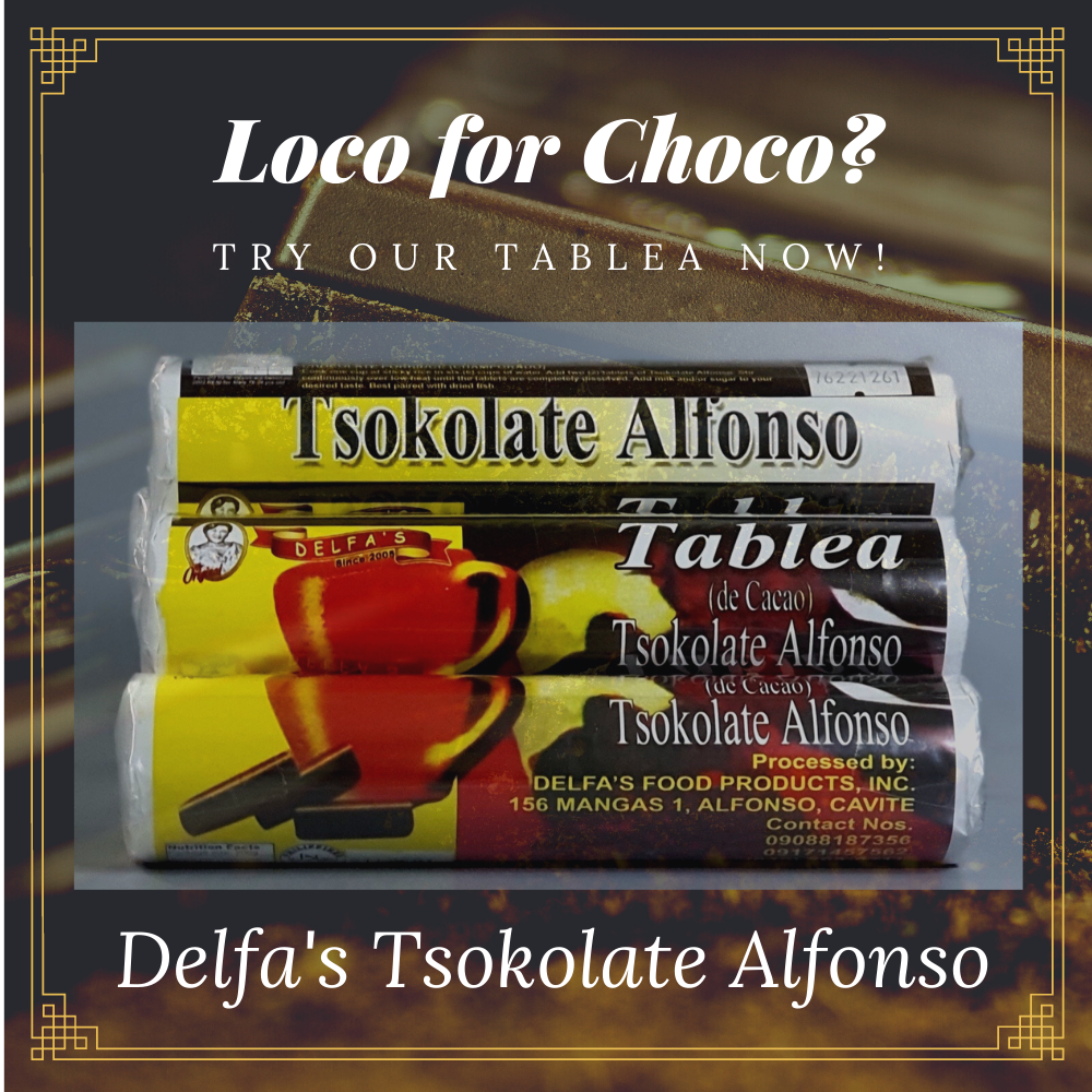 Delfa's Tsokolate Alfonso with Brown Sugar (Tablea de Cacao) 200g ...