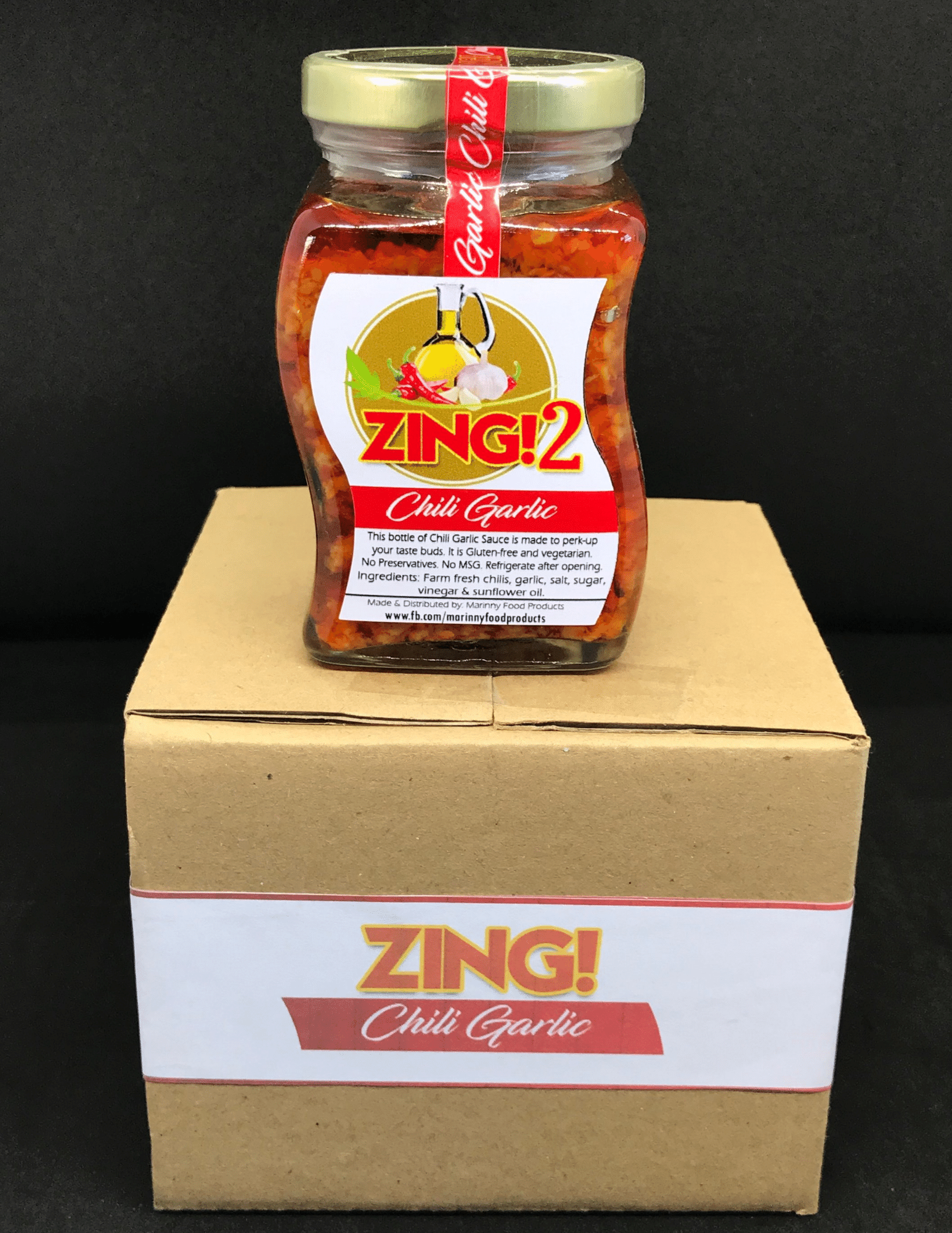 Zing 2 Chili Garlic Sauce (Spice Level 2 Garlicky Goodness with the ...