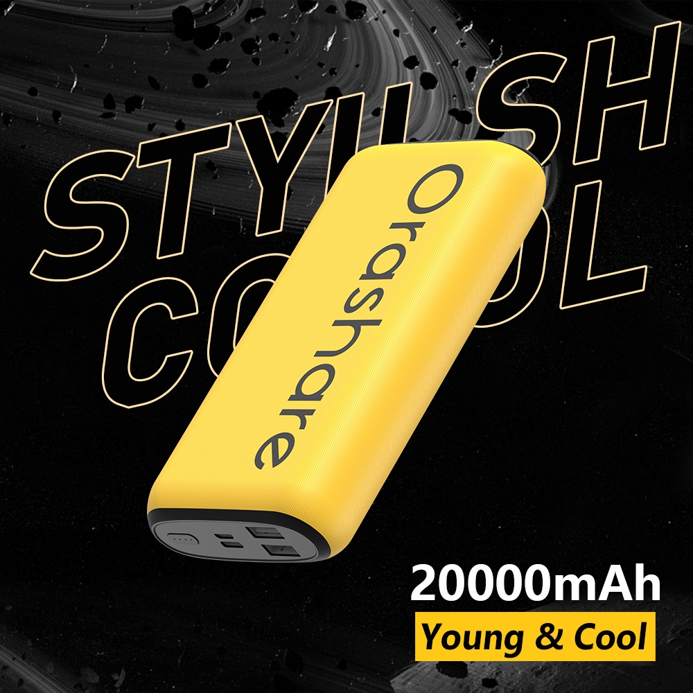 Orashare 20000mah Powerbank Original Stylish and Cool High Capacity ...