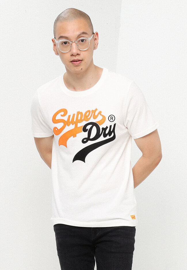 Superdry Men's Interest Tee - Original & Vintage - Winter White | Lazada PH
