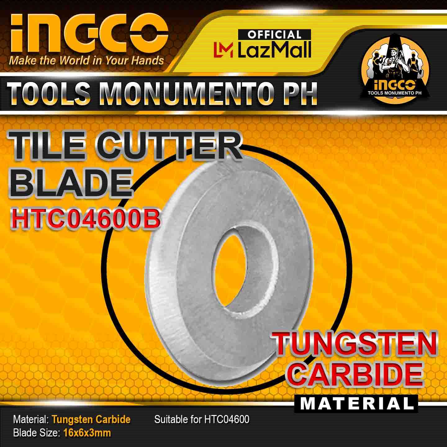 INGCO 16x6x3mm Tile Cutter Blade (HTC04600B) *INGCO TOOLS MONUMENTO ...