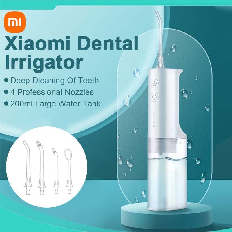 Xiaomi Oral Irrigator Water Flossers Portable Dental Flusher Electric ...