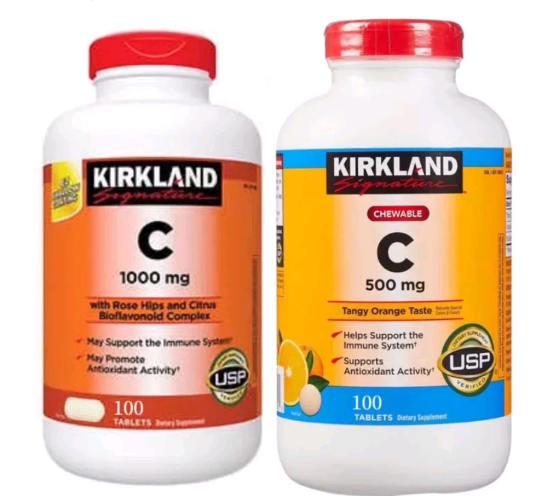 "MJ Z&C SHOP" Kirkland Signature, Vitamin C with Rose Hips and Citrus ...