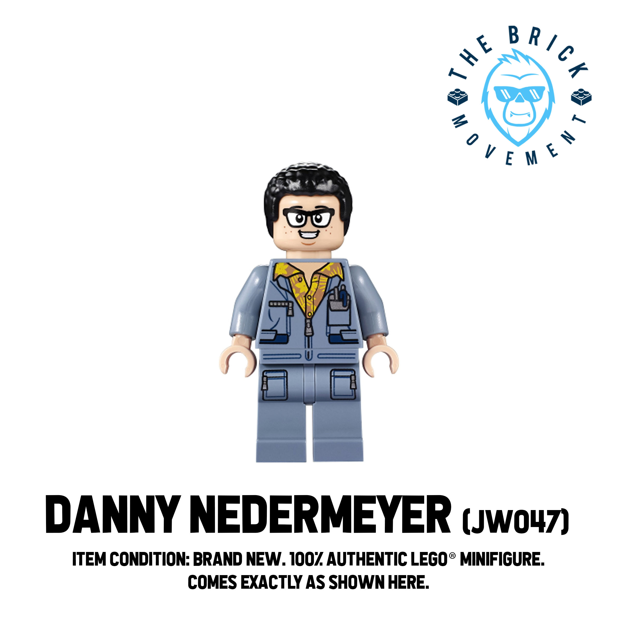 LEGO® JURASSIC WORLD Danny Nedermeyer Minifigure | Lazada PH