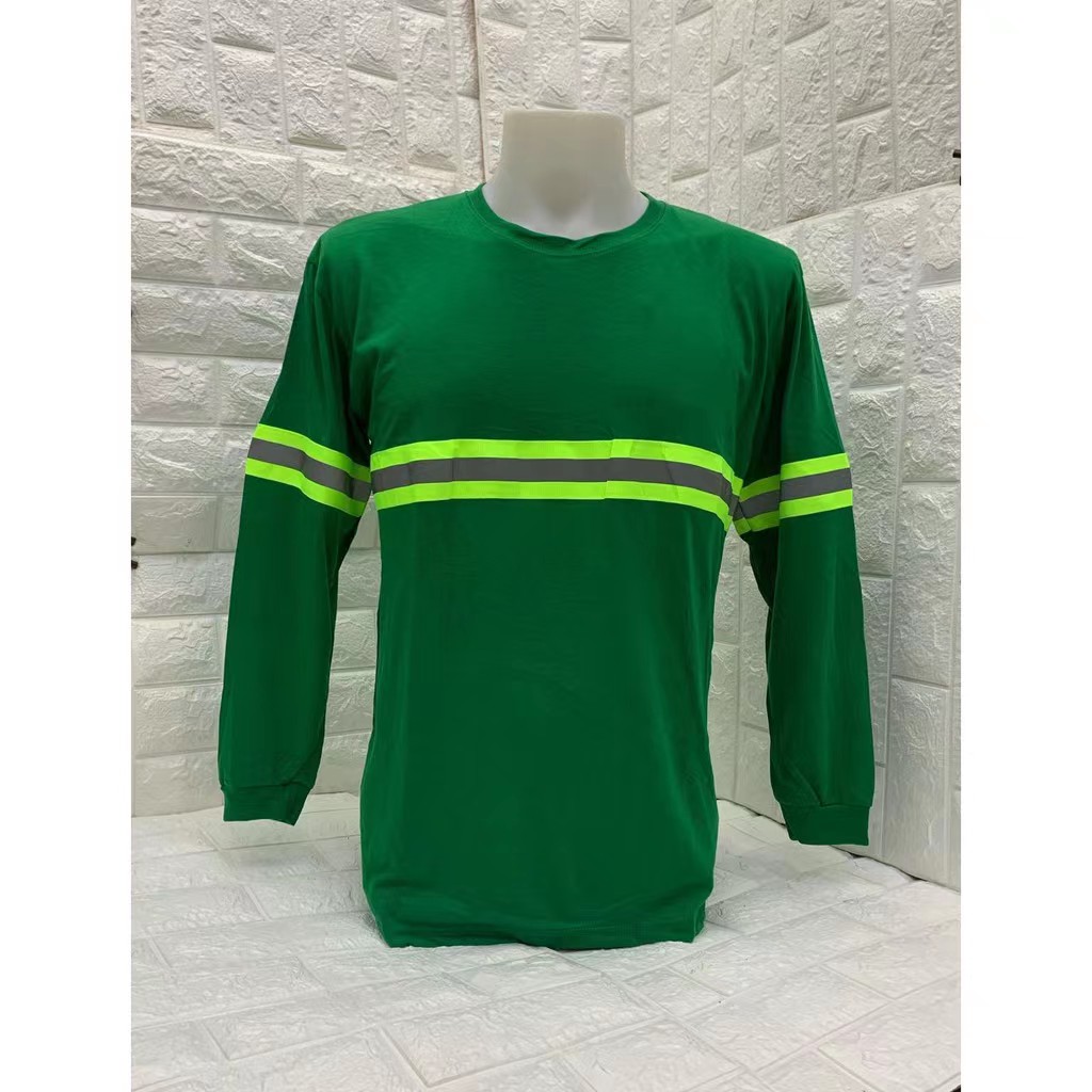 Plain Long Sleeve With Reflector Uniform For Men Construction (TOP ...