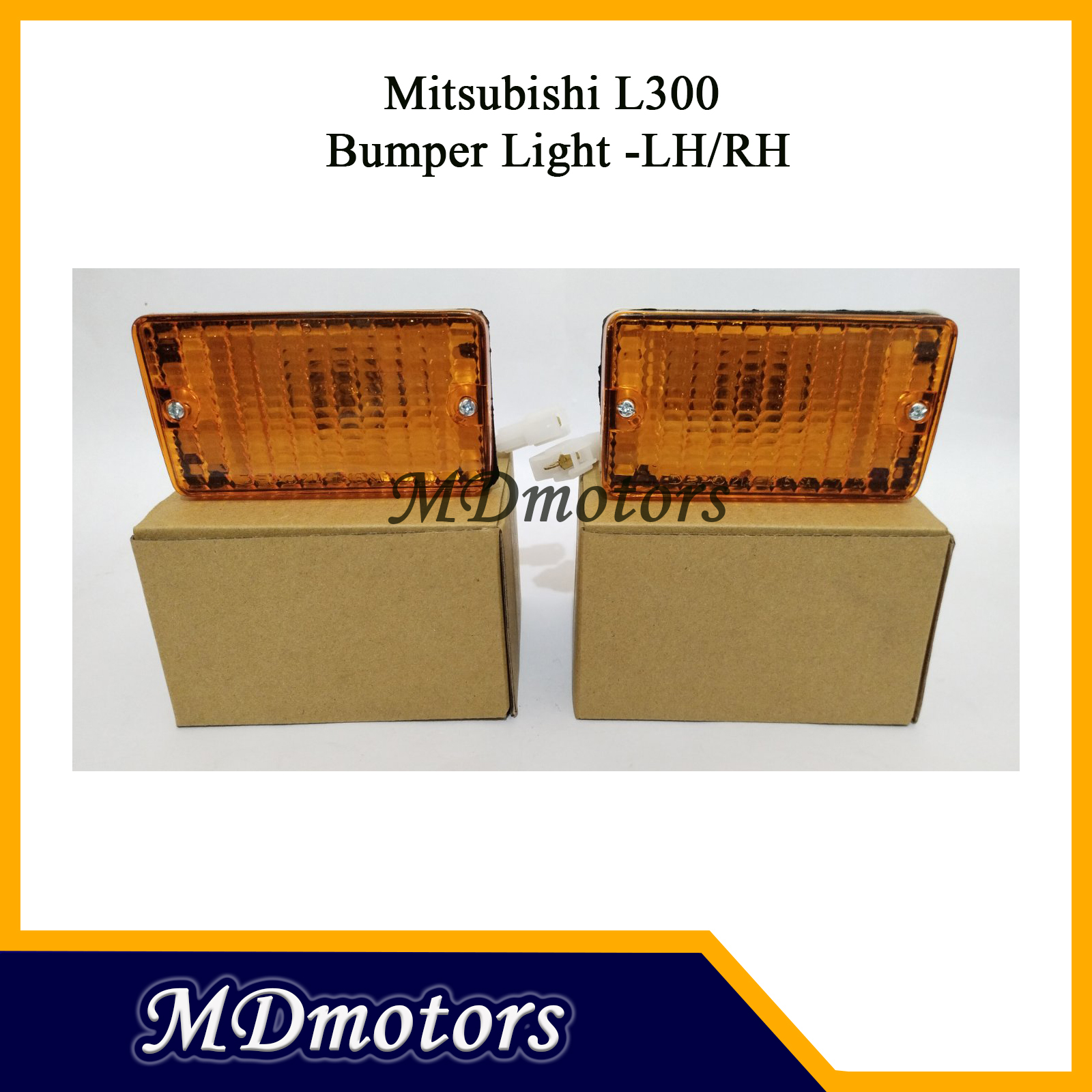 Mitsubishi L300 Bumper Light Front Lamp Left and Right Side (Pair ...