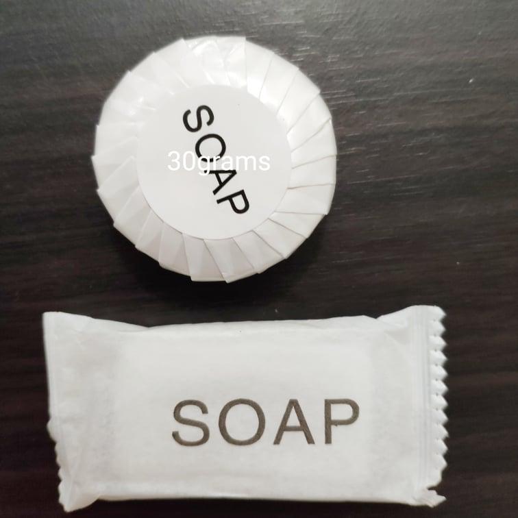 【SK】 50 pcs 30 grams White Round Bath Soap | Lazada PH