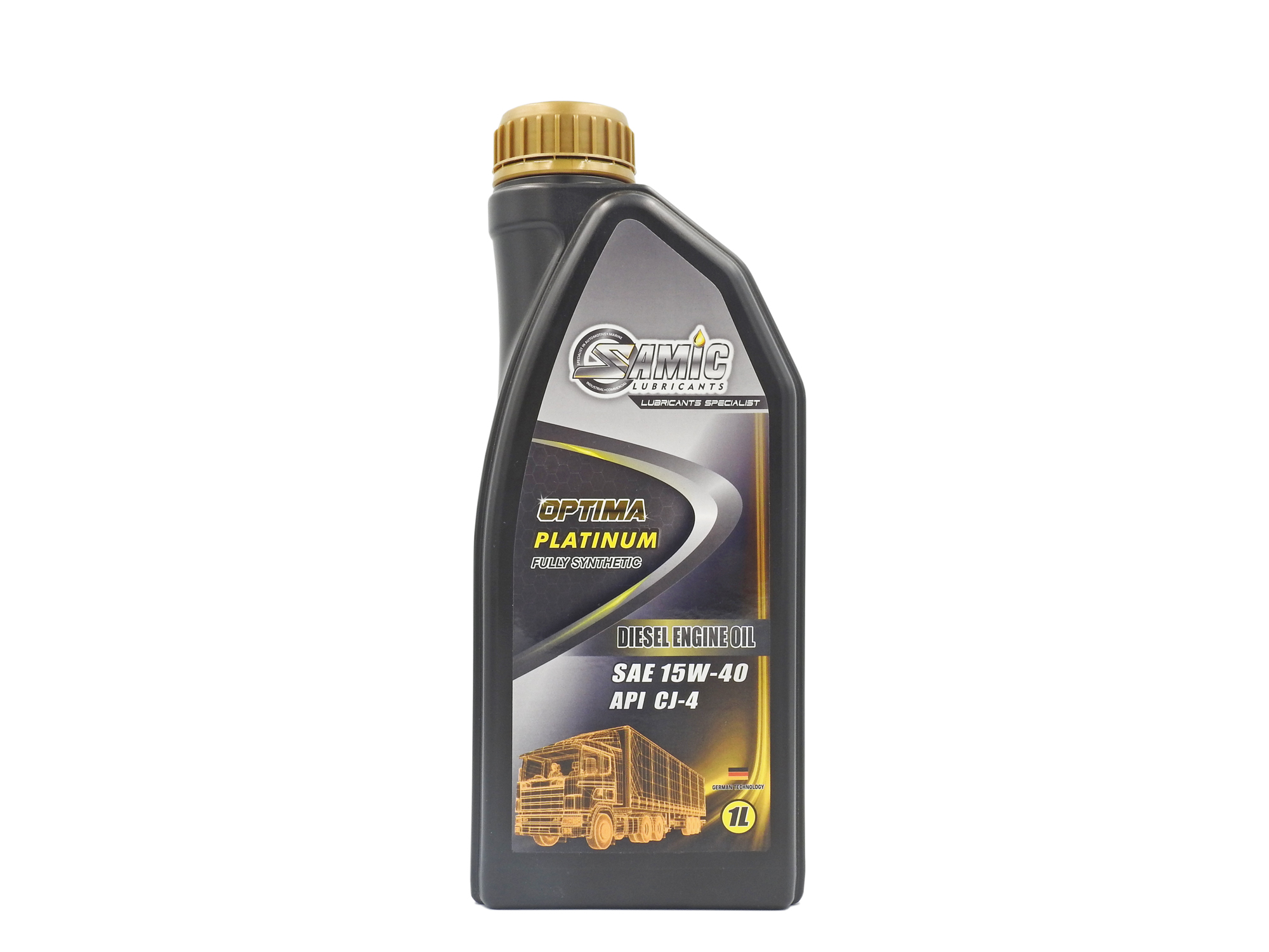 Samic Optima Platinum CJ-4/SN 15W40 Fully-Synthetic Diesel Engine Oil (1 Liter) (PROMO PRICE ...