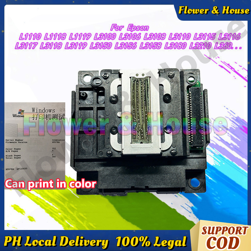 PrintHead Print Head for Epson L1110 L1118 L1119 L3100 L3106 L3108 ...