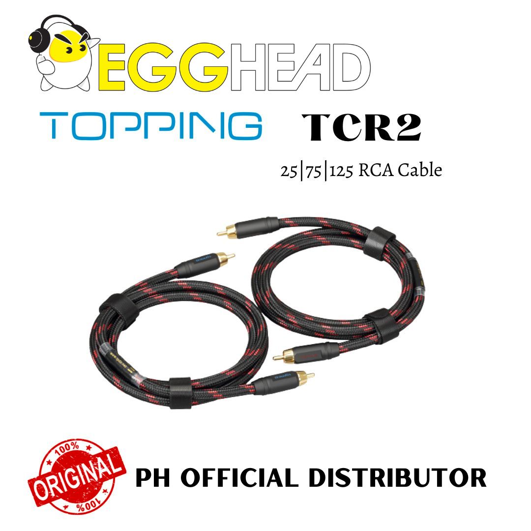 Topping TCR2 25 | 75 | 125mm RCA cable | Lazada PH