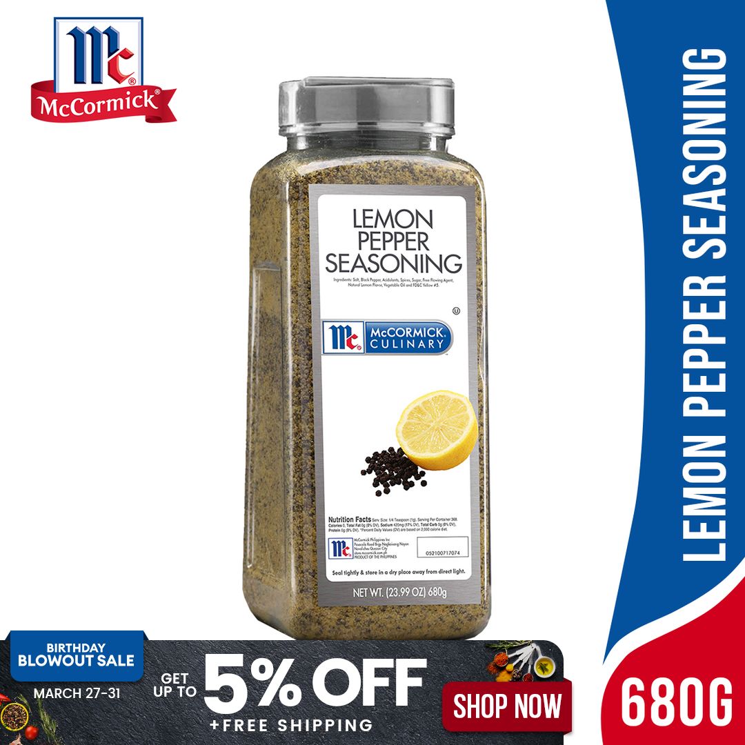 McCormick Lemon Pepper Seasoning 680g | Lazada PH