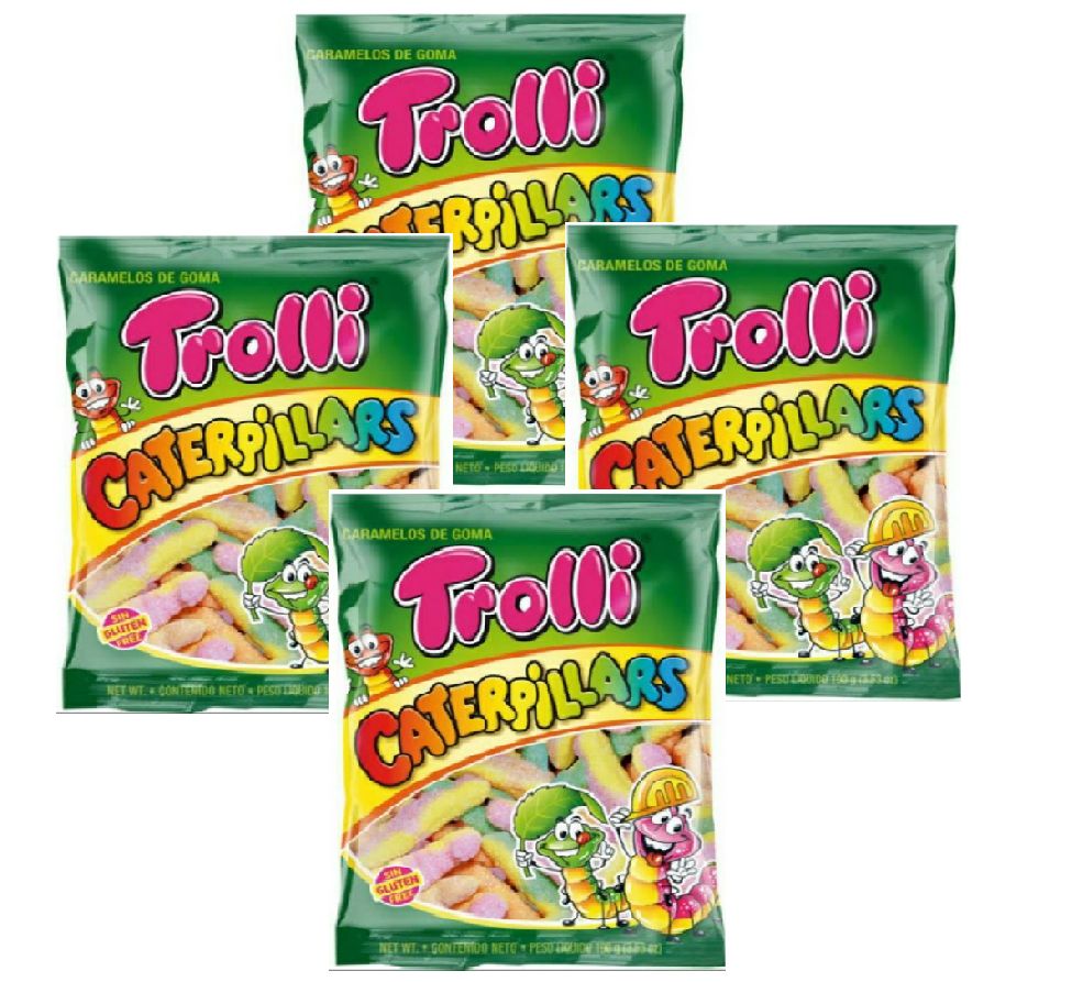 TROLLI CATERPILLARS 100g set of 4 | Lazada PH