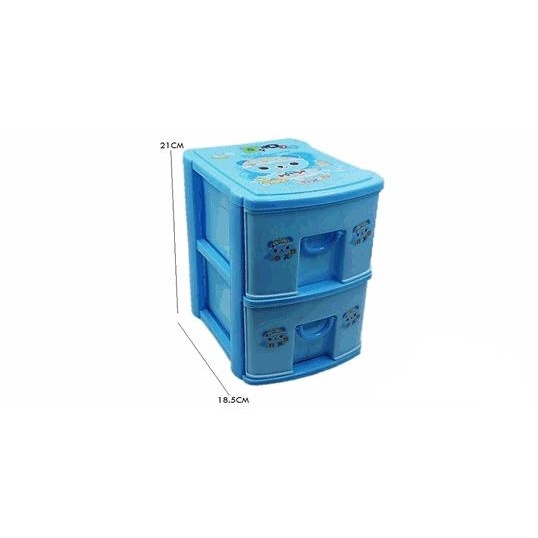 PZ.NO1 Mini Desktop Storage Box 4Layers Storage Box Plastic Drawer Dura ...