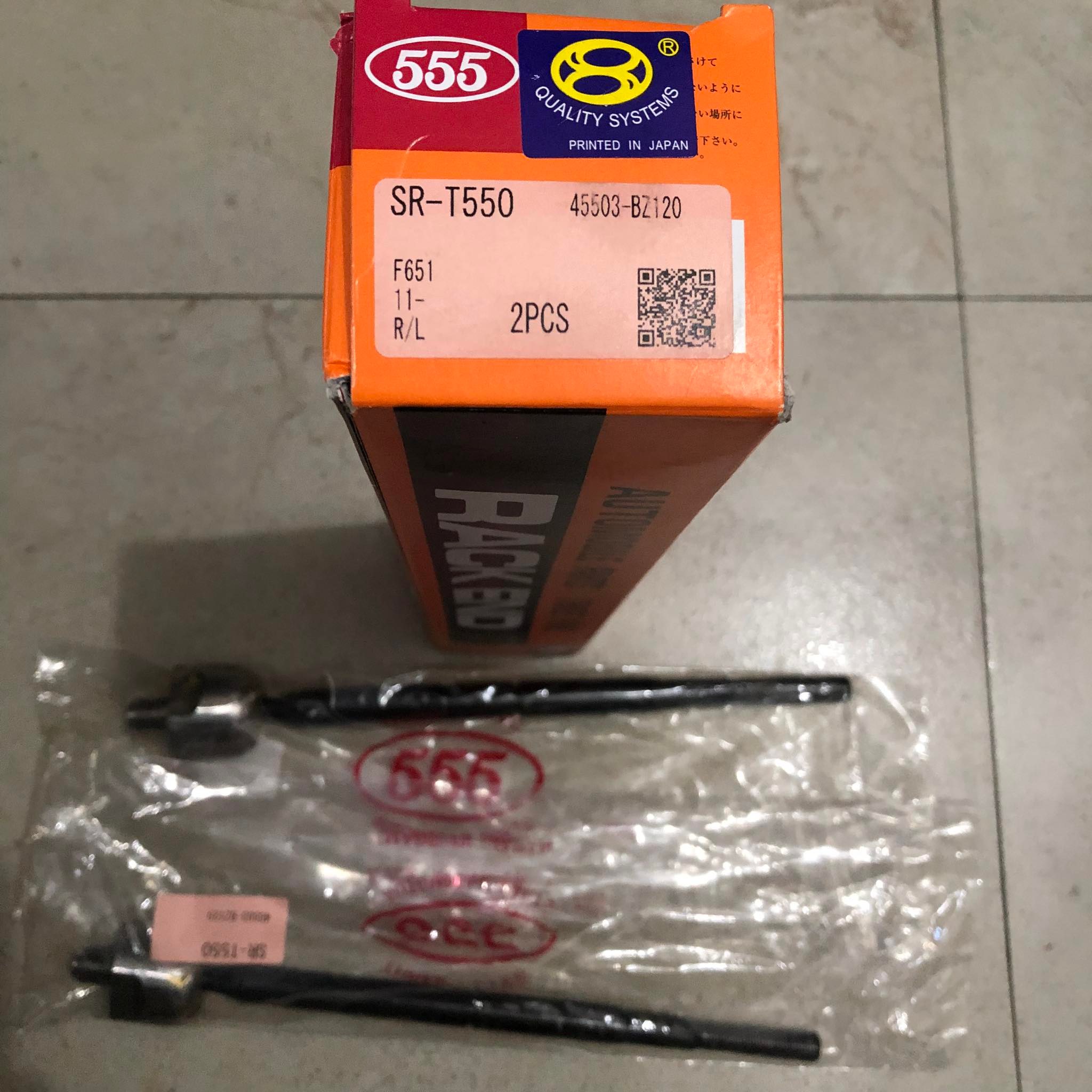ORIGINAL/GENUINE 555 RACK END FOR TOYOTA AVANZA 2011-2021 PAIR (SR-T550 ...