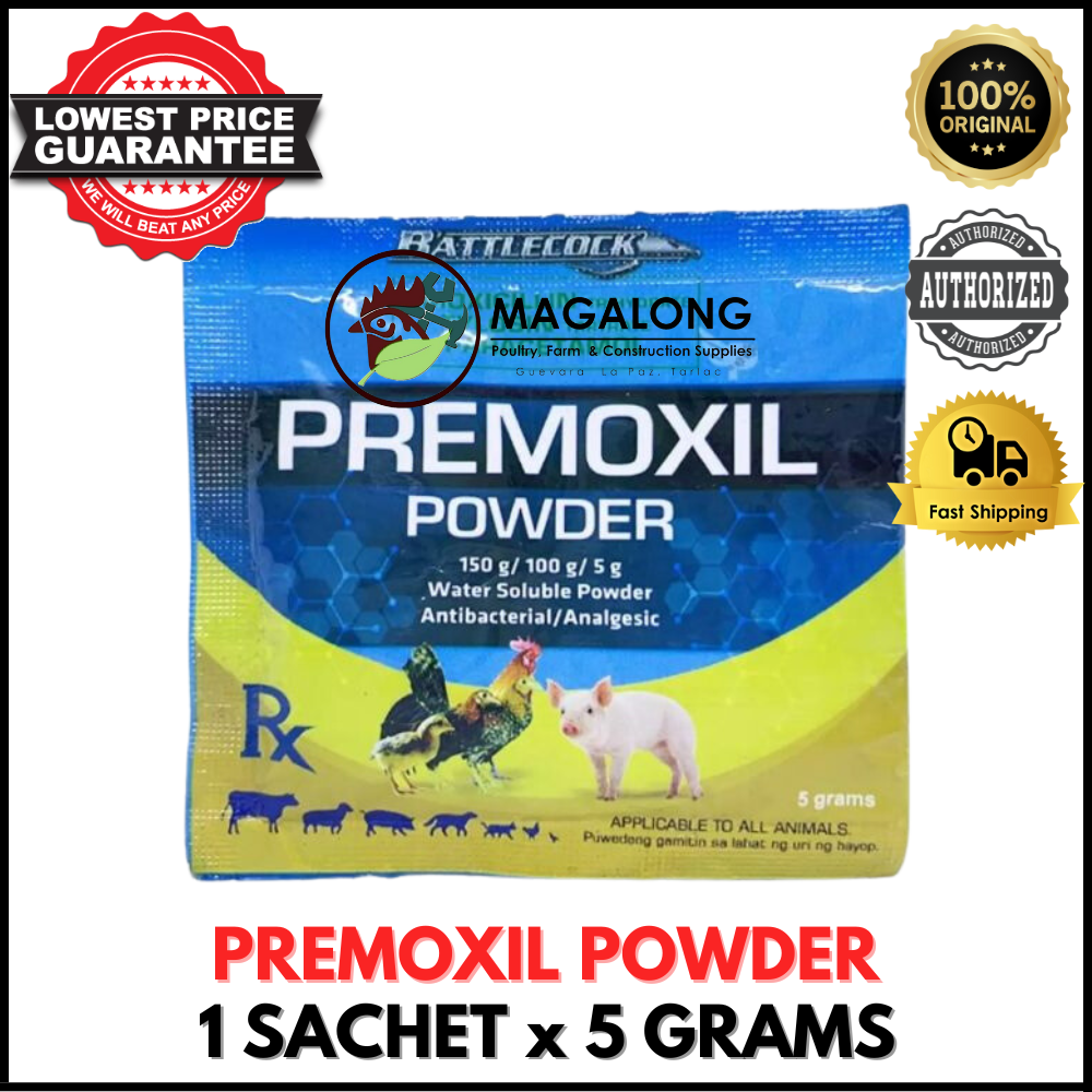 PREMOXIL POWDER - 1 sachet x 5grams - BATTLECOCK | Lazada PH