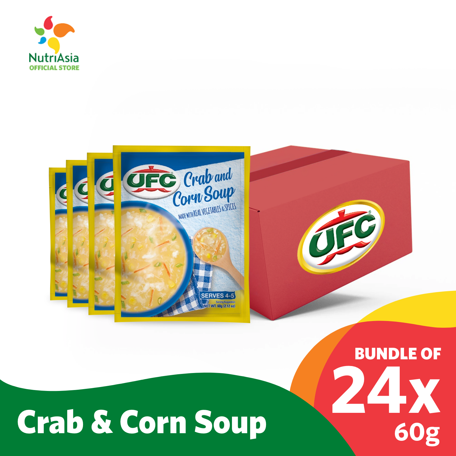 UFC Crab and Corn 60g Bundle of 24 | Lazada PH