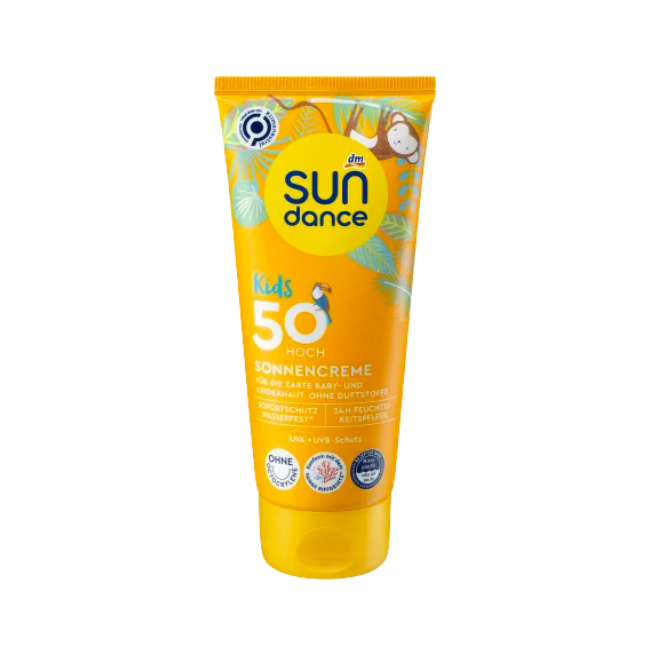 Kids Vegan Organic German Sunscreen 50 for Body and Face 100ml ...
