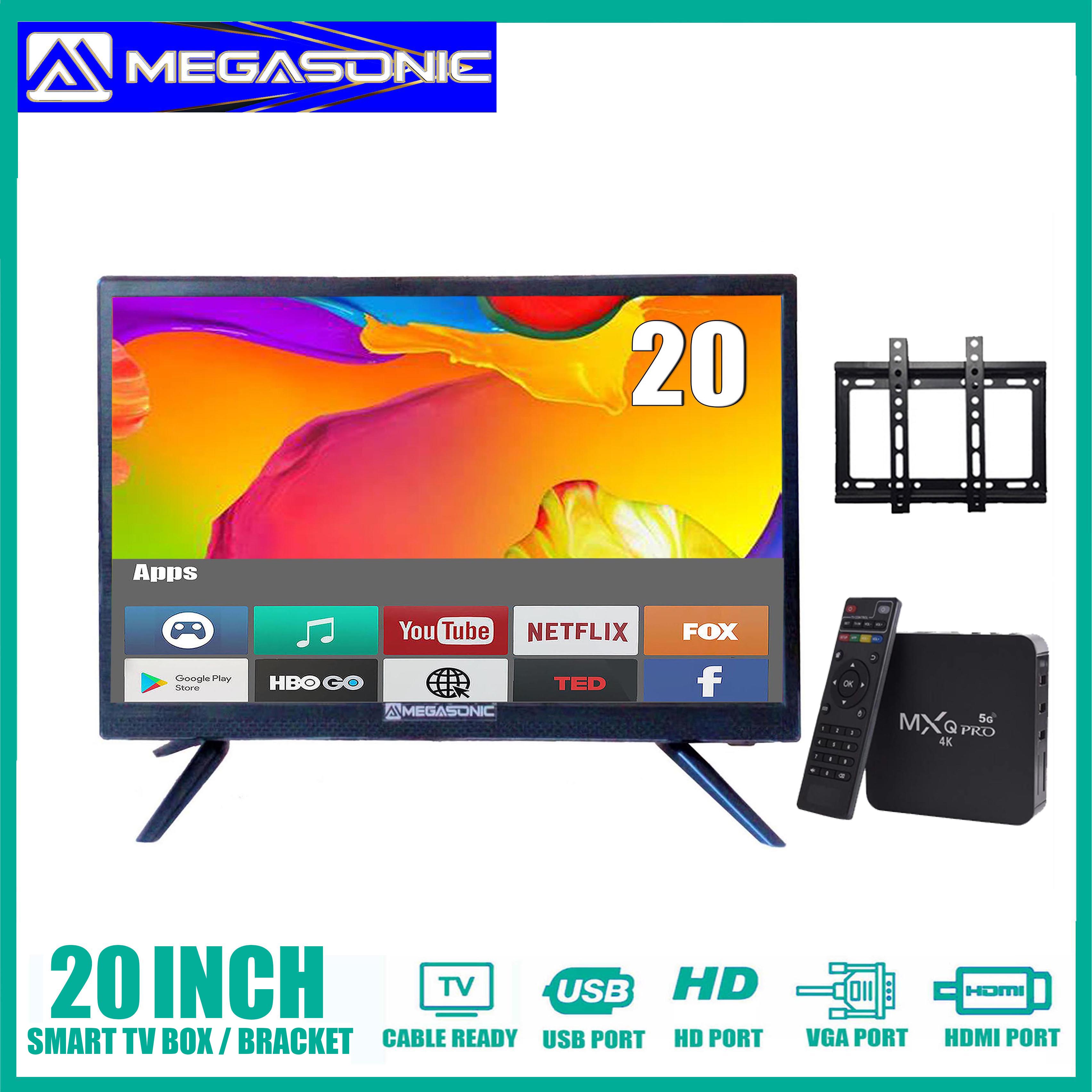 MEGASONIC M97-LED24B 20 inch OR M97-LED26B 23 inch + Smart TV BOX LED ...