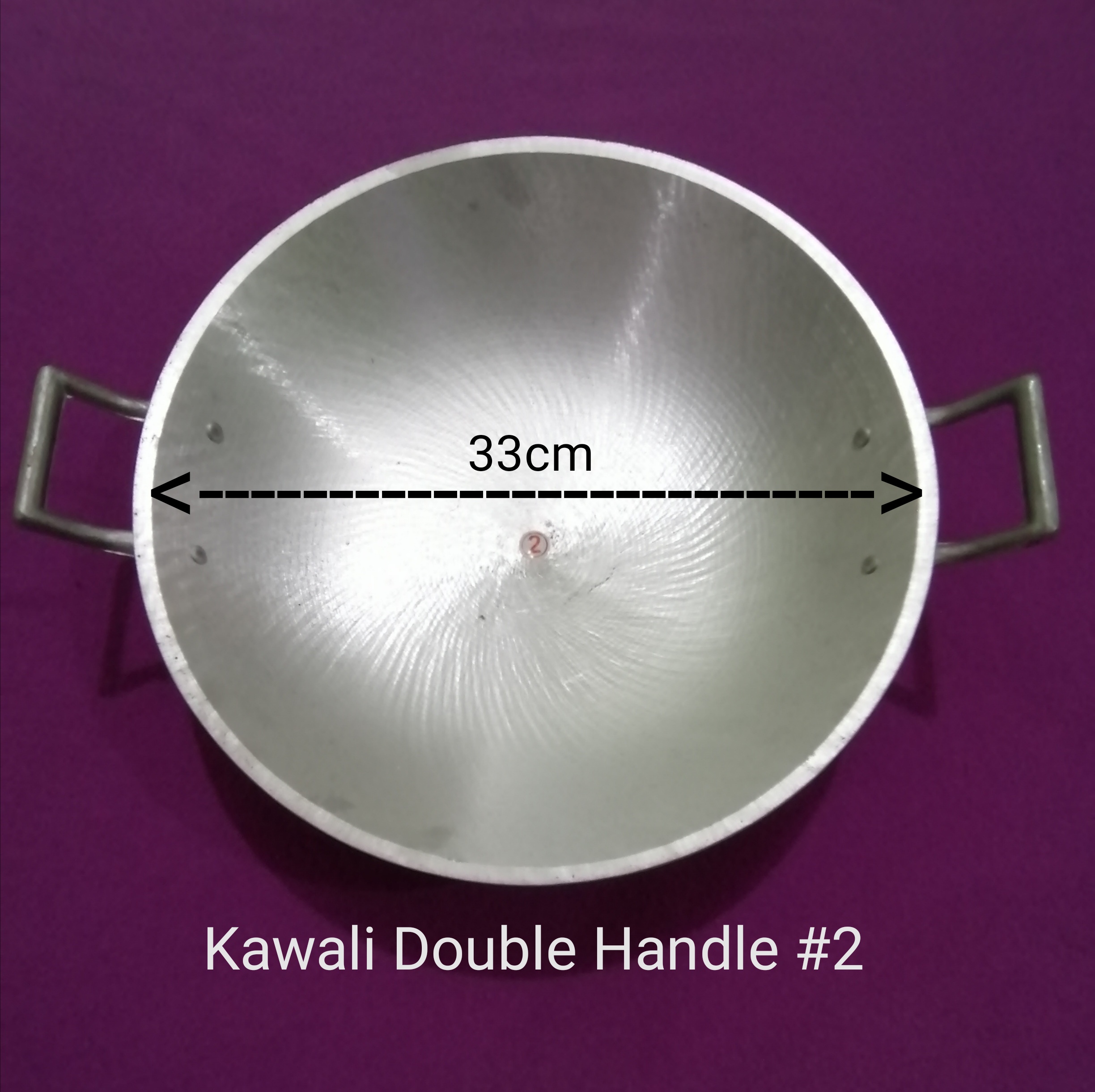 Kawali Double Handle #2 ( 33cm Diameter, 9cm Height) (DHF2) | Lazada PH