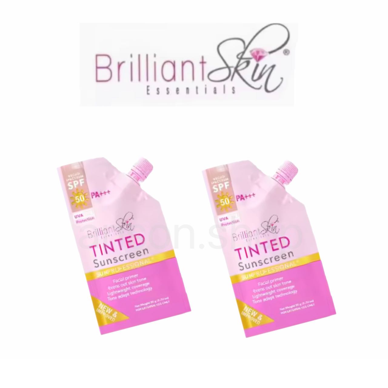 ( Set of 2 ) Brilliant Skin NEW Tinted Sunscreen SPF50 20G | Lazada PH