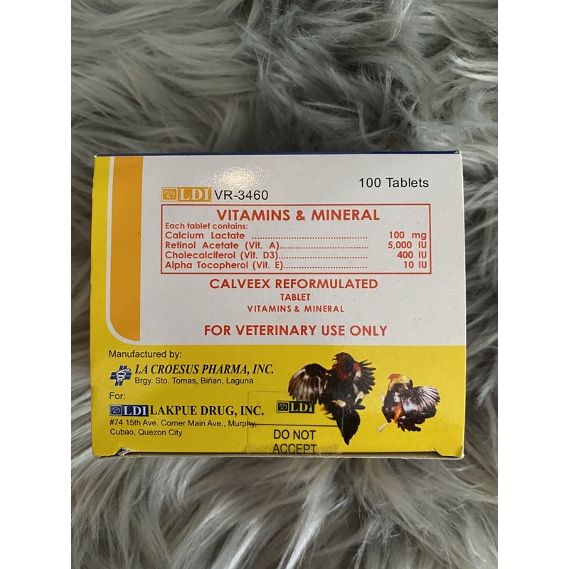 Calvex reformulated tablet (1box) | Lazada PH