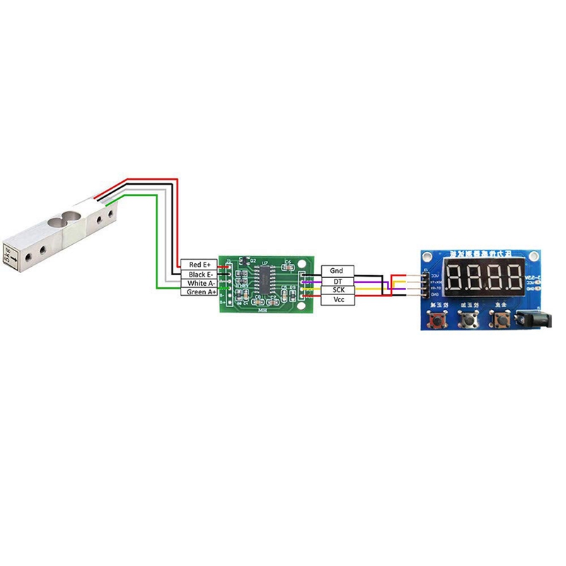 HX711 Weight Sensor Module Kit Digital Load Cell Weight Sensor A/D ...