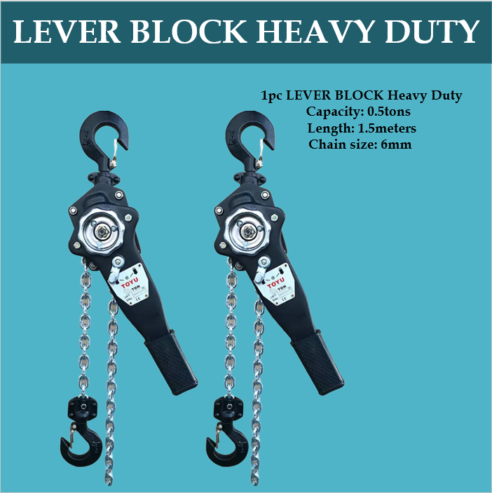 Mago Lifting Machinery III 0.25T -9T LEVER BLOCK (Heavy Duty) Durable ...