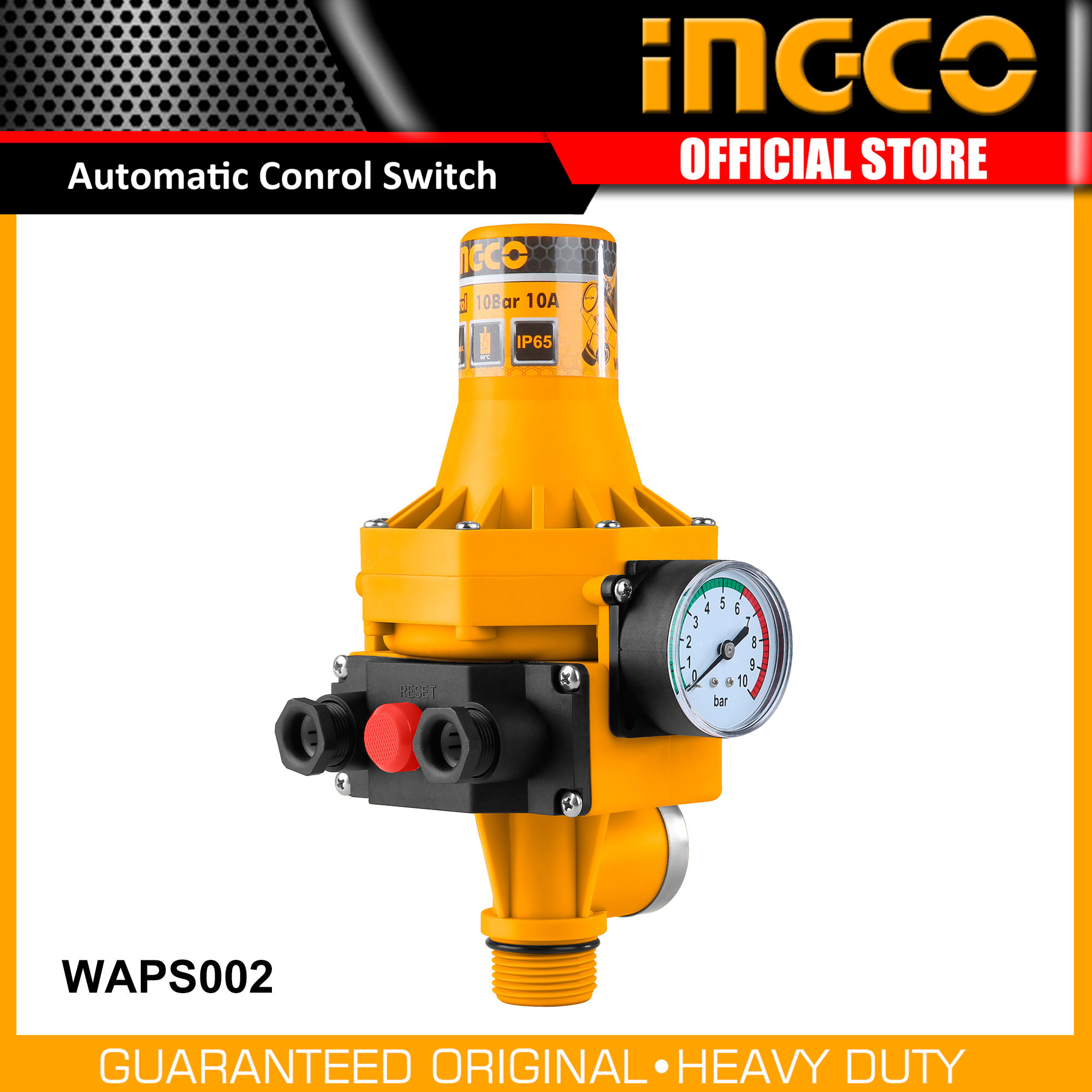 Ingco WAPS002 10A Automatic Control Switch 10bar 1/3HP IPT | Lazada PH