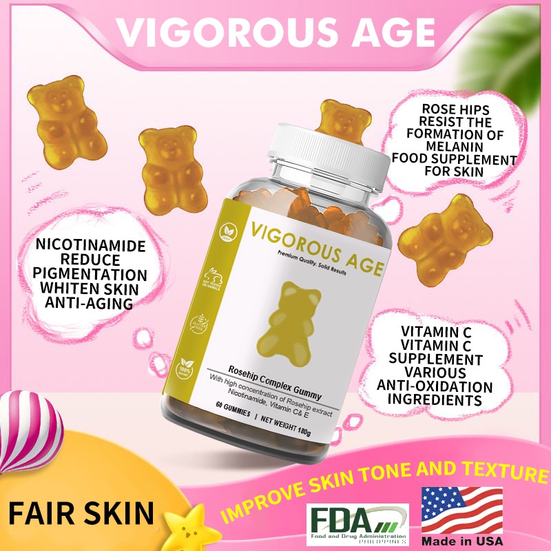 10000% guaranteed original Niacinamide Glutathione Whitening Gummies ...