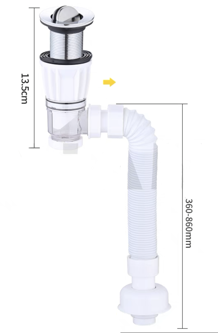 DOXON Kitchen downpipe bathroom downpipe kitchen sink downpipe set ...