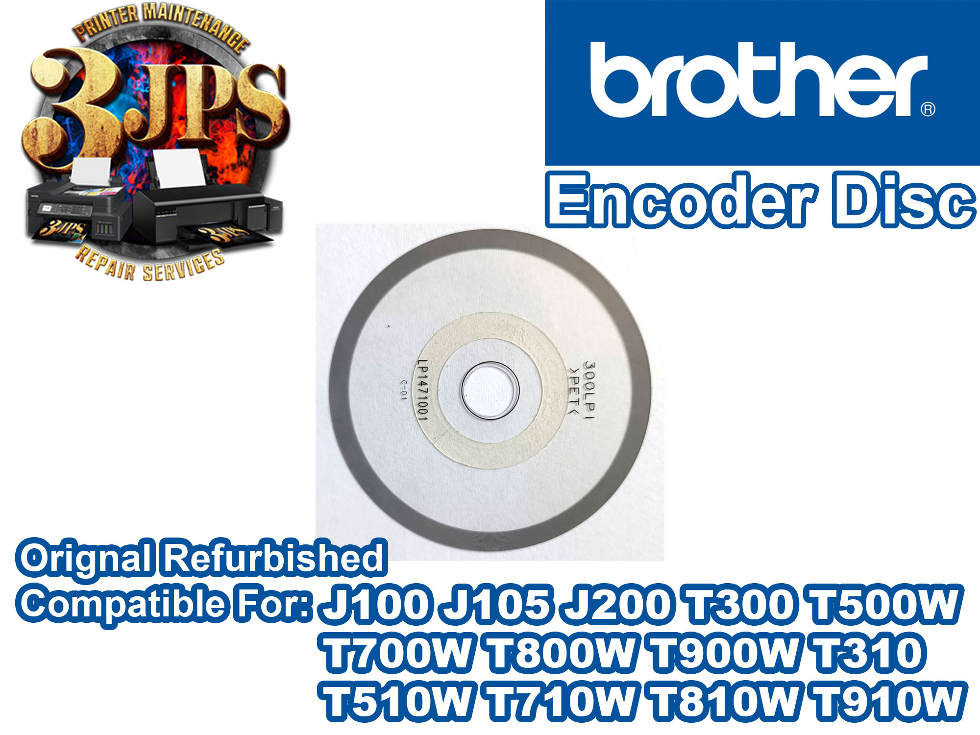 Original Brother Encoder Disc For Brother J100 J105 J200 T300 T500W ...
