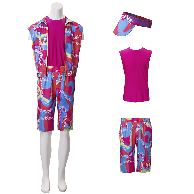 Film Barbie Barbie cos Clothing Kenny Suit Beach Pink Dress cosplay ...